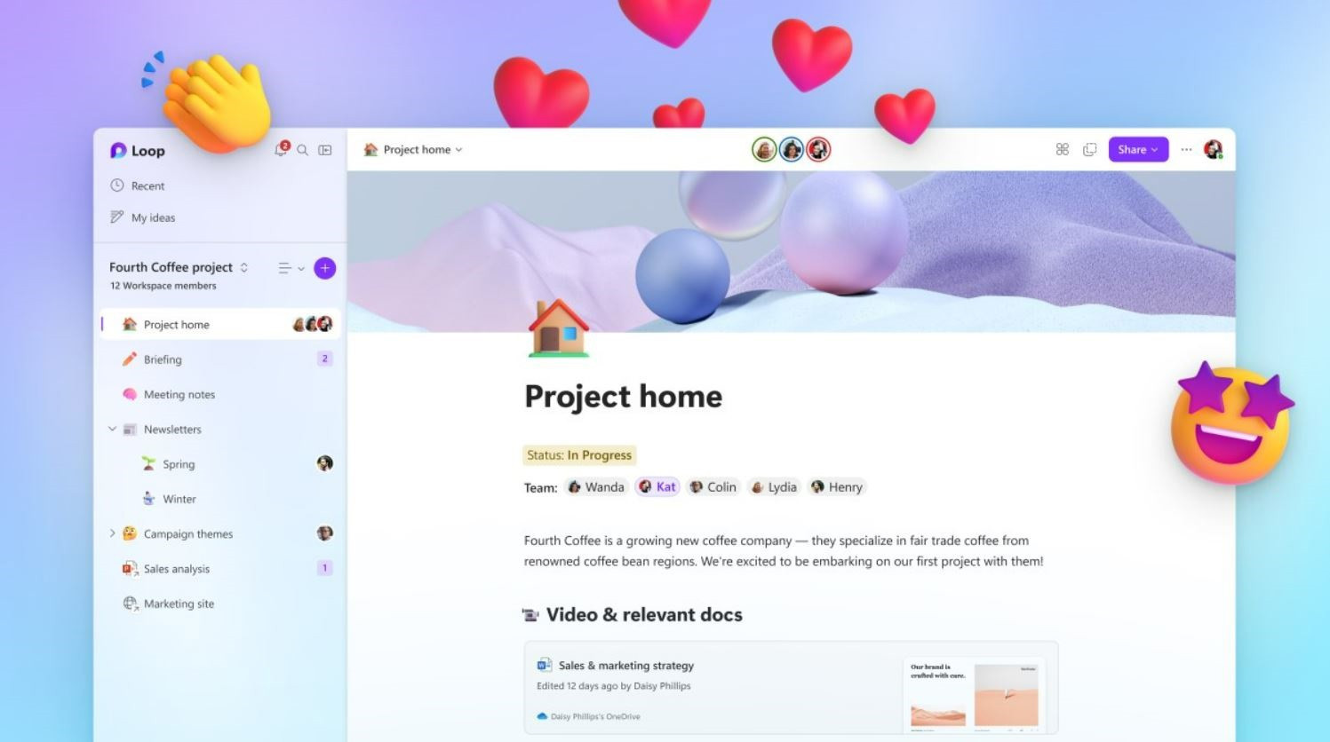 Ya disponible la vista previa de la herramienta de trabajo colaborativo Microsoft Loop