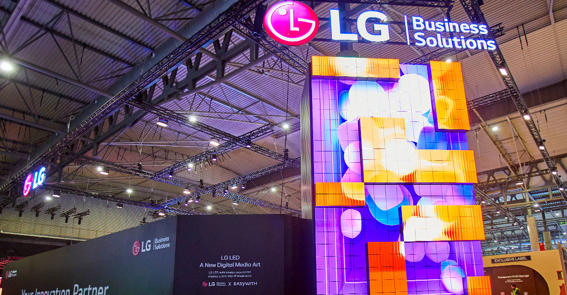 LG muestra sus novedades en cartelería digital, con la gama LG MAGNIT y las pantallas OLED ...