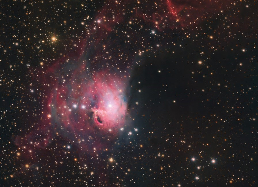El telescopio VLT capta un pez-koi cósmico El telescopio VLT capta un pez-koi cósmico