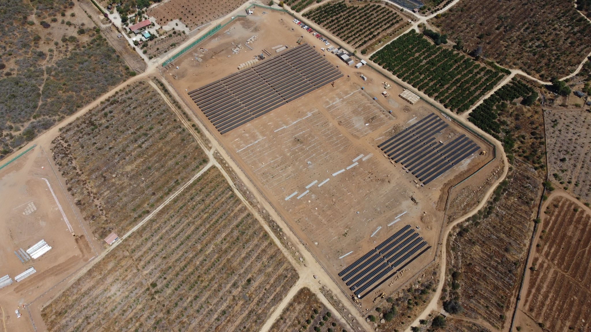Nuevo parque solar se construye en La Ligua
