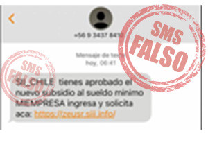 SII advierte la circulación de un nuevo mensaje de texto falso que ...